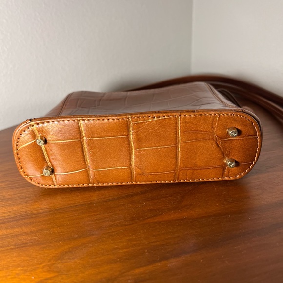 Monsac | Bags | Vintage Monsac 9s Mini Croc Embossed Leather Shoulder ...